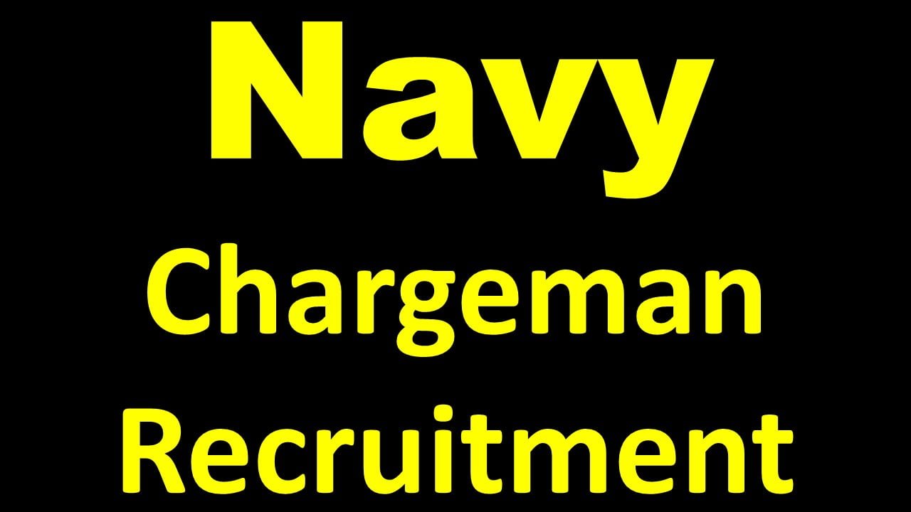Navy Chargeman Recruitment 2023 - sarkariresulthd.com